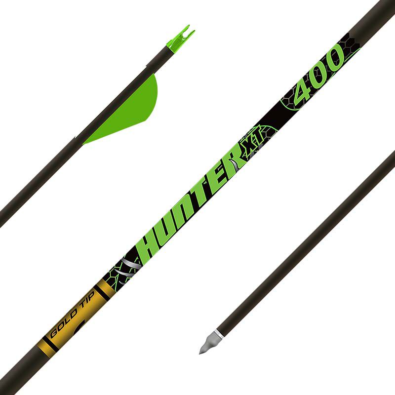 Gold Tip Hunter XT Factory Fletched Arrow – Buckeye Archery Supply
