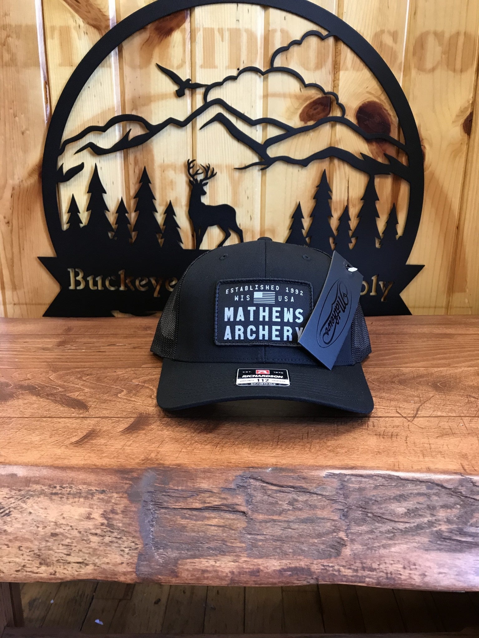 Mathews Advocate Cap- Black – Buckeye Archery Supply